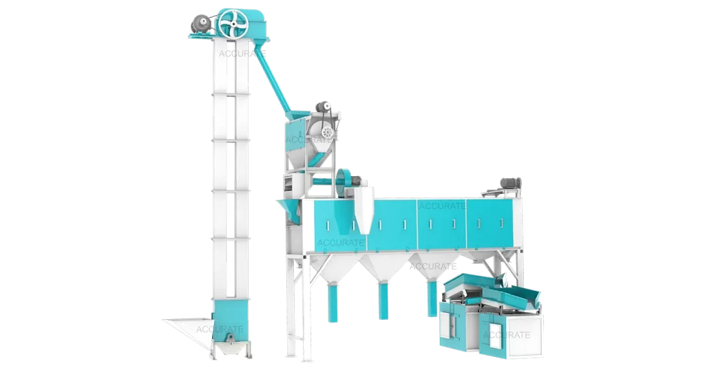 1200 KG – Fully Automatic Grain Cleaning Machine – Accurate Agrotech ...